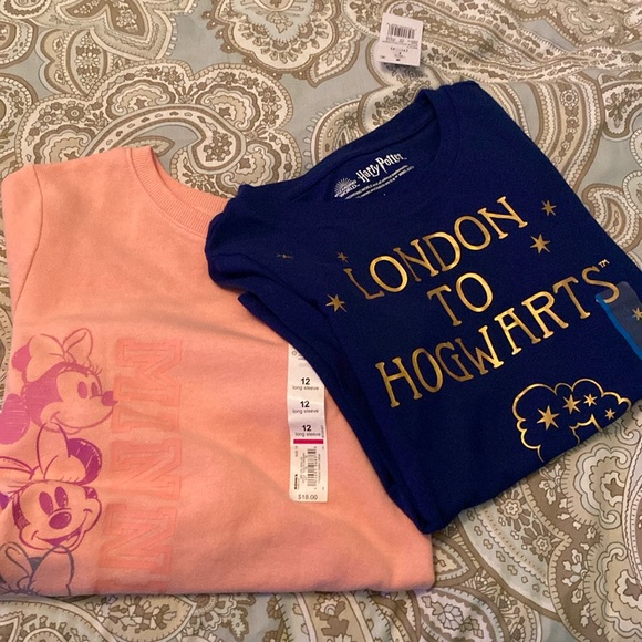 Disney | Shirts & Tops | Nwt Two Item Bundle Girls Harry Potter Shirt ...